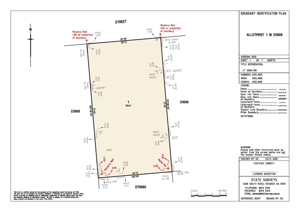 How To Easily Read Your Boundary Survey Pegging Plan State Surveys